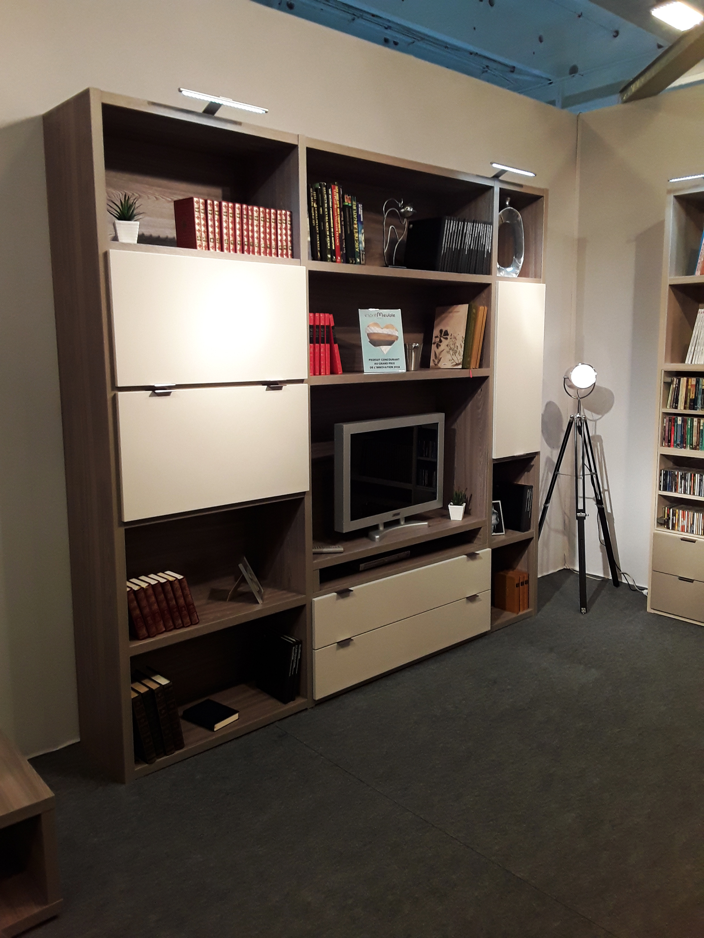 Bibliothèque modulable Meuble TV - Manhattan - Meubles Minet