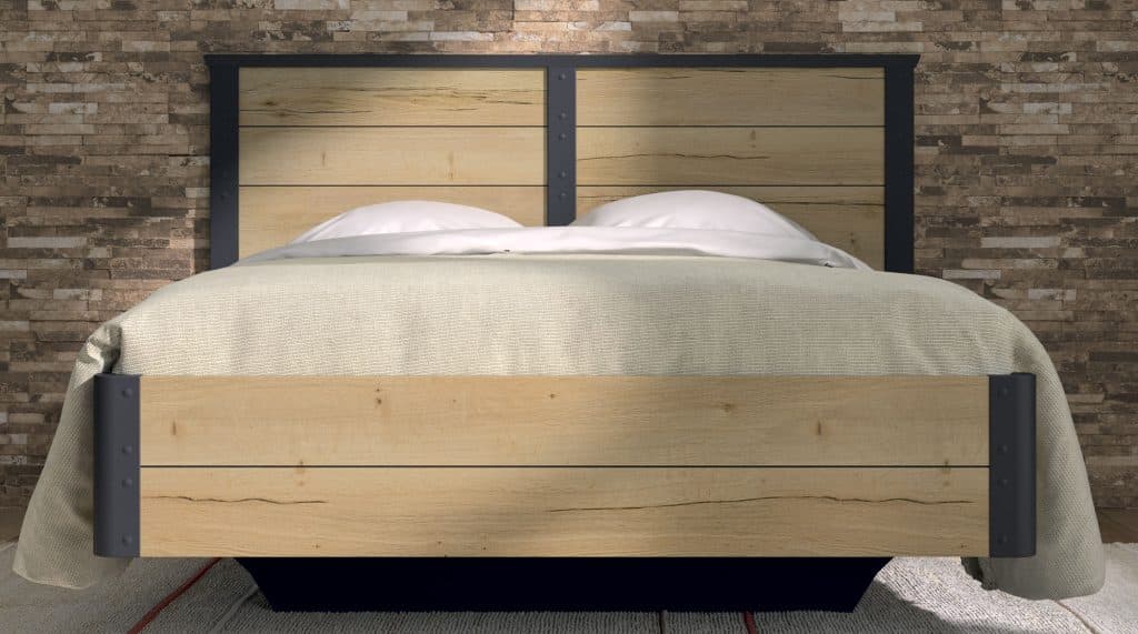 Epsilon lit socle 140/160/180 - Meubles Minet